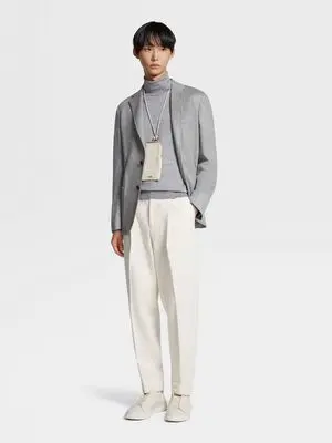 Zegna Oasi Cashmere Suit Jacket - Gray