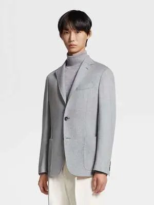 Zegna Oasi Cashmere Suit Jacket - Gray