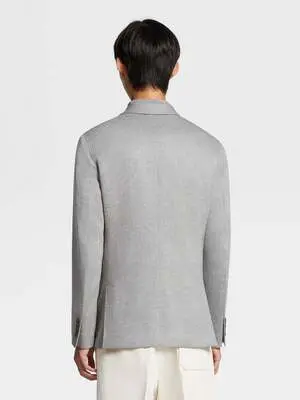 Zegna Oasi Cashmere Suit Jacket - Gray