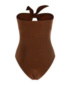 Zimmermann Sea Cut-out One-piece Swimsuit - Brown