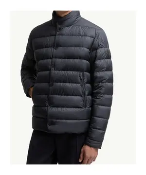 Moncler Lyco High-neck Quilted Jacket - Blue