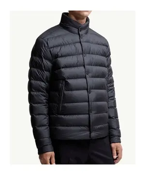 Moncler Lyco High-neck Quilted Jacket - Blue