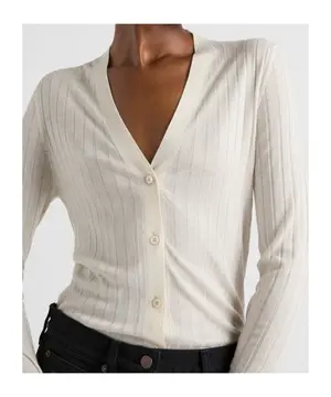 Prada Cashmere And Silk Long Sleeve Cardigan