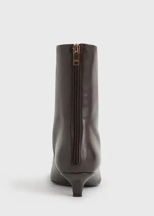 TOTEME Day Square Toe Ankle Boots