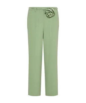 Marella Belted Floral Detail Trousers