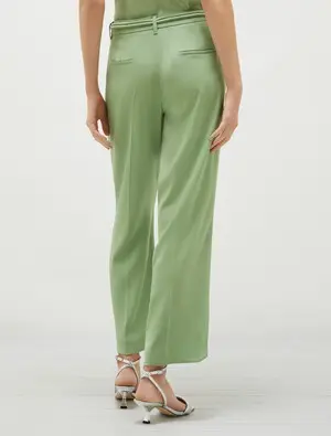 Marella Belted Floral Detail Trousers