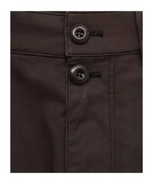 LEMAIRE Button-detailed Twill Shorts - Ristretto