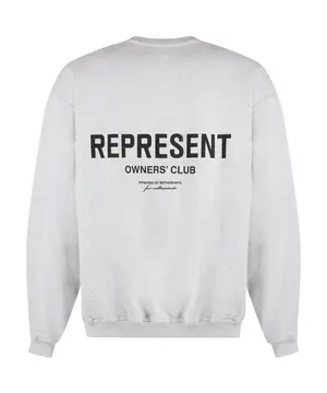 REPRESENT Owners' Club Crew Neck Sweater - Grey