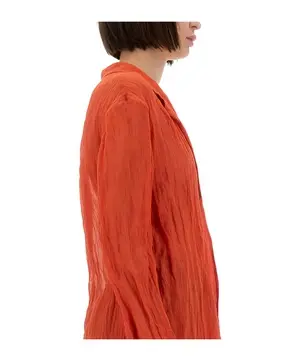 ALYSI Crinkled Textured Jacket