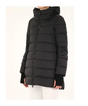 Herno Quilted Down Jacket With Hood - Black