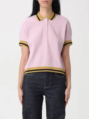 Marni Logo Embroidered Stripe-detail Polo Shirt