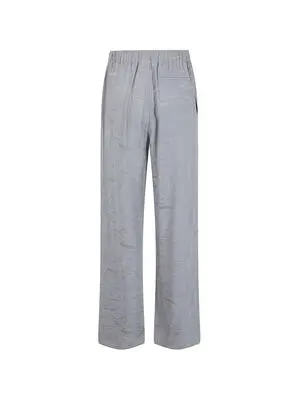 MAISON MARGIELA Satin Printed Wide Leg Pants - Gray