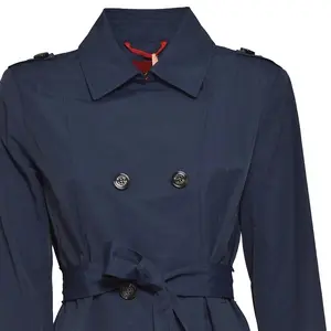 MAXCO. Max&co. Belted Double-breasted Long Sleeved Coat
