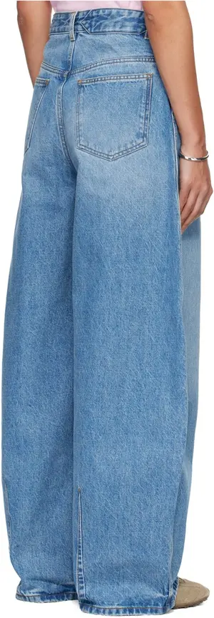Jacquemus Ovalo De-nîmes Curved Leg Jeans