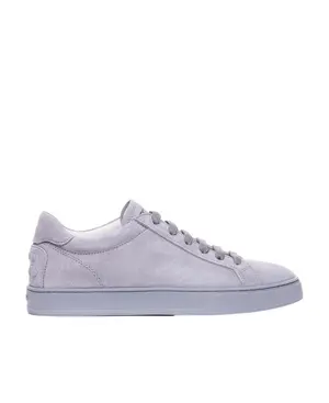 TOD'S Logo Detail Round Toe Sneakers - Grey