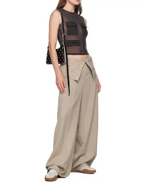 Acne Studios Sleeveless Mesh Pocketed Top