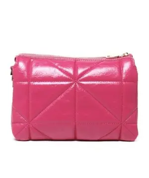 Moschino Love Logo Plaque Chain Linked Crossbody Bag