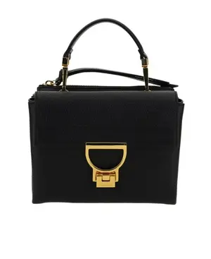 COCCINELLE Arlettis Foldover Top Handbag - Black