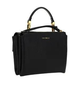 COCCINELLE Arlettis Foldover Top Handbag - Black