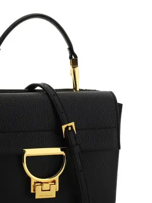 COCCINELLE Arlettis Foldover Top Handbag - Black
