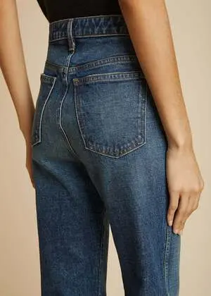 Khaite High-waist Five-pocket Jeans