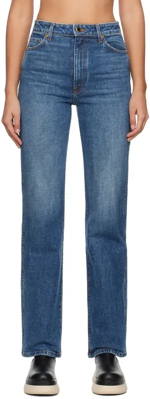 Khaite High-waist Five-pocket Jeans