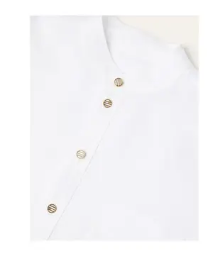 Loro Piana Long Sleeve Mandarin Collar Dress