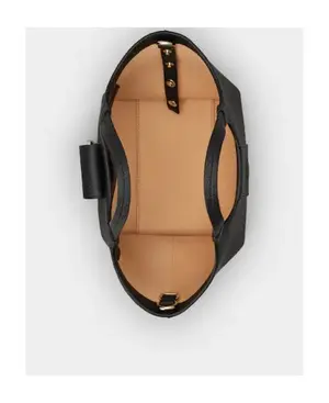 ROGER VIVIER Mini Viv Choc Tote Bag - Black