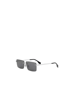 Fendi Rectangle Frame Sunglasses - Gray