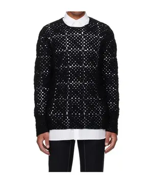 Comme Des Garçons Crochet Long Sleeve Sweater