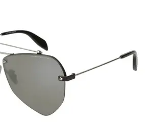 Alexander McQueen Aviator Sunglasses With Logo Detail