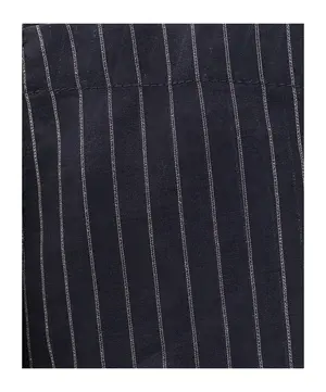 Brunello Cucinelli Pinstriped Wide Leg Trousers