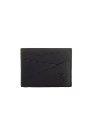 Loewe Bifold Embossed Wallet - Black