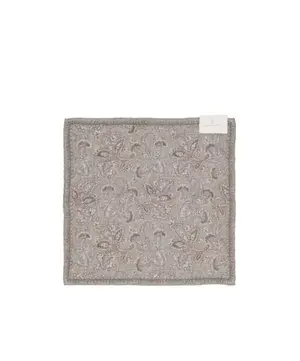 Brunello Cucinelli Double Face Pocket Square - Gray