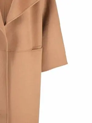 TOTEME Oversized Draped Coat - Camel