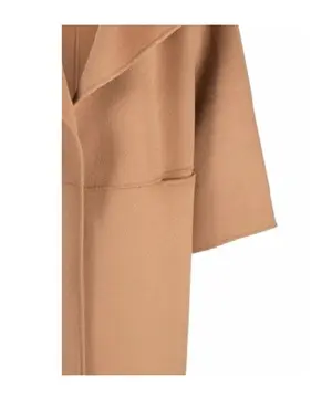 TOTEME Oversized Draped Coat - Camel