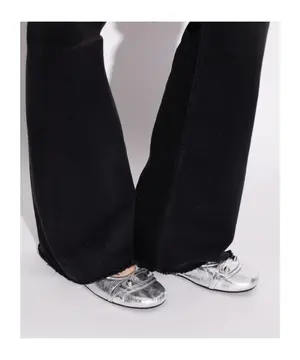 Balenciaga City Ballet Flats - Silver
