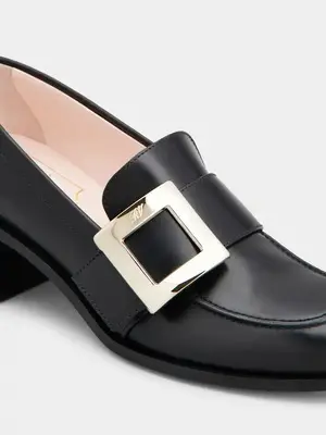 ROGER VIVIER Buckled Loafers With Metal Buckle Detail