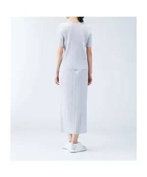 PLEATS PLEASE BY ISSEY MIYAKE Pleated Midi Skirt
