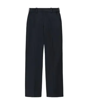 Alexander Wang Straight Cotton Tailored Trousers