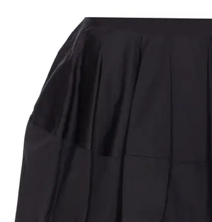 Alaïa Poplin Balloon Skirt With Pleated Hem