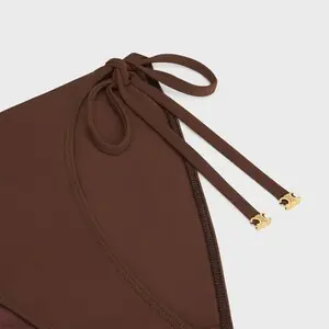 Celine Triomphe Swimsuit Bottoms In Matte Jersey