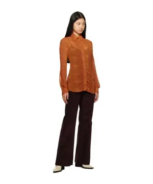 Victoria Beckham Fitted Long Sleeve Shirt