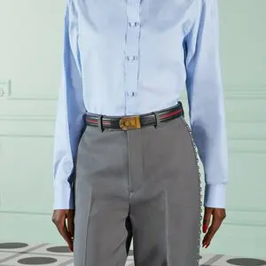 Gucci Double G Logo Belt