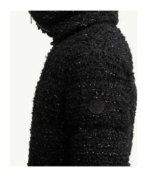 Moncler Urbel Tweed Short Down Jacket