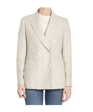 Max Mara Targa Double-breasted Jacket - Sand