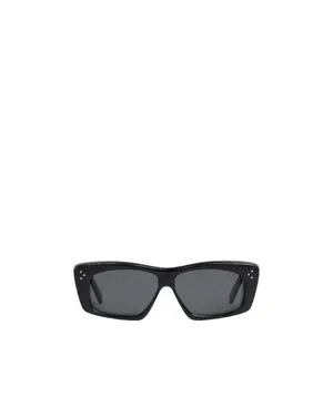 Celine Acetate Square Frame Sunglasses - Black