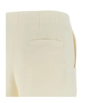 Brioni Pleated Wide-leg Trousers - White