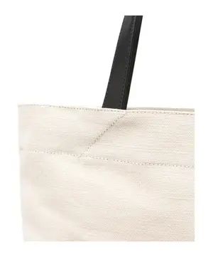 JIL SANDER Logo Tote Bag - White