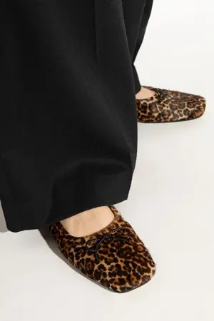 GOLDEN GOOSE Leopard Print Ballet Flats